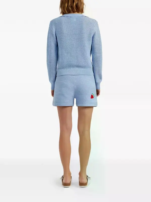 Chinti & Parker Snoopy Crochet Cotton Cardigan