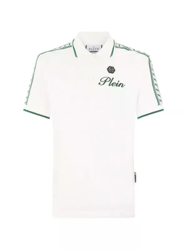 Philipp Plein Floral-jacquarded Polo Shirt