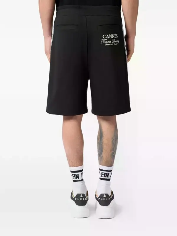 Philipp Plein Side Stripe Track Shorts