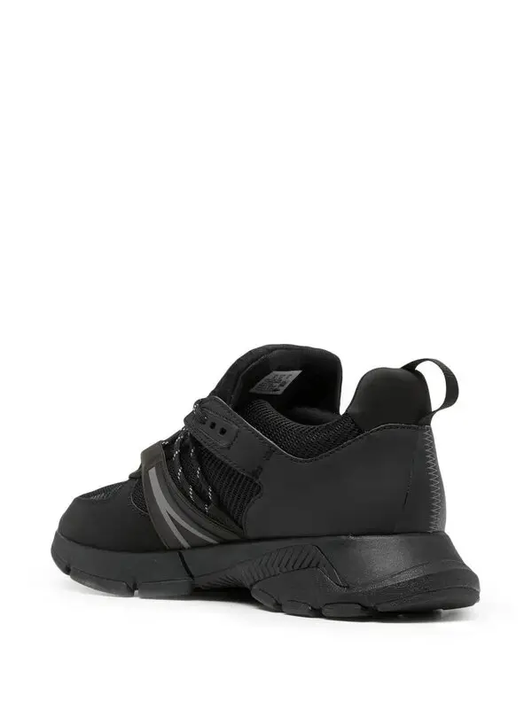 Lacoste Panelled Lace-up Sneakers - Black