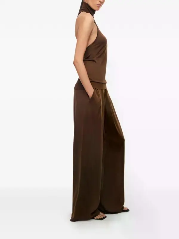 12 STOREEZ Saori Silk Wide Leg Trousers