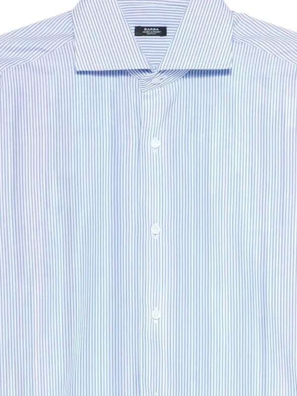 BARBA NAPOLI Striped Shirt - Blue