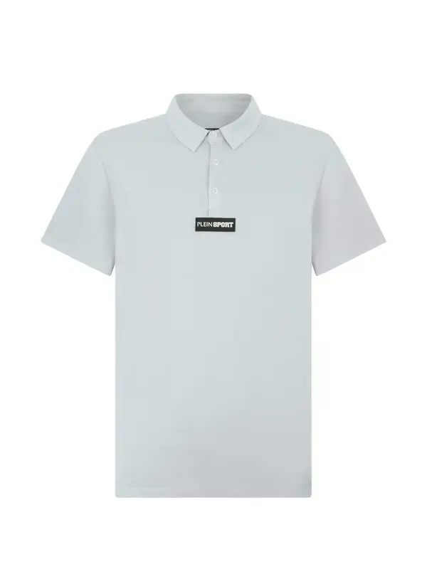 PLEIN SPORT Short Sleeve Polo T-shirt - Grey