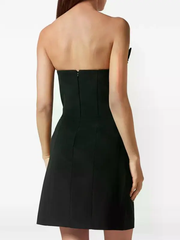 Philipp Plein Strapless Mini Dress - Black