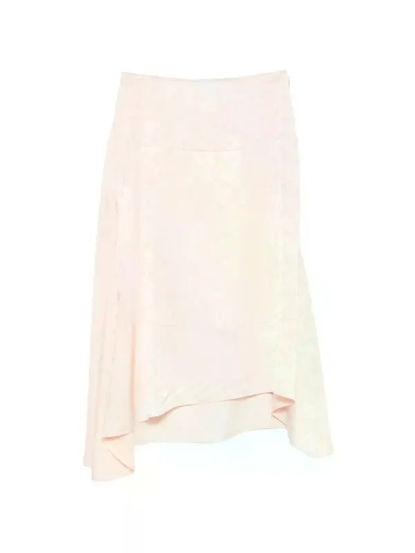 Victoria Beckham Asymmetric Midi Skirt - Pink