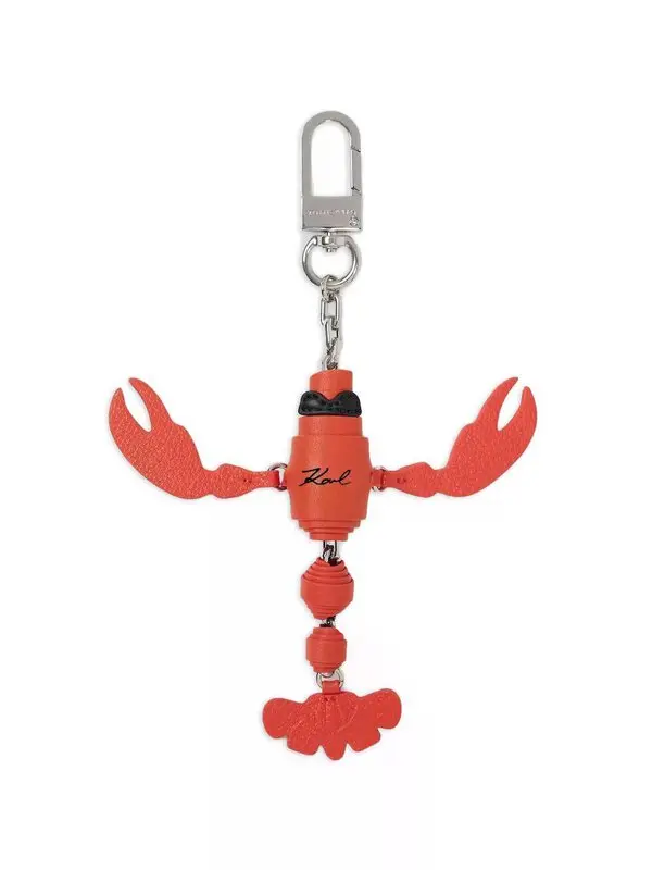 Karl Lagerfeld Lobster Keychain - Red