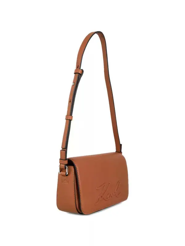 Karl Lagerfeld K/ville Logo-detail Shoulder Bag - Brown
