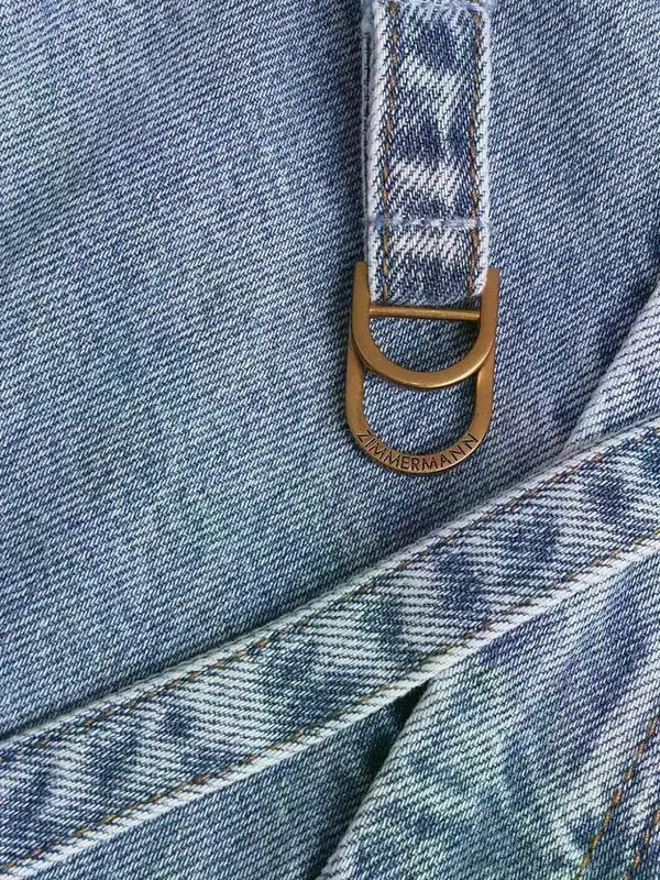 Zimmermann Indra Denim Mini Skirt