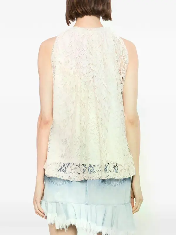 BLAKLACE Lace Halter Neck Top