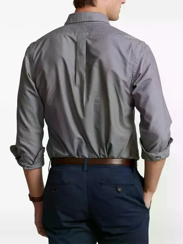 Polo Ralph Lauren Buttoned Logo Shirt - Grey