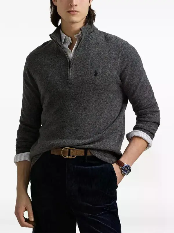 Polo Ralph Lauren Quarter-zip Sweater With Mock Neck