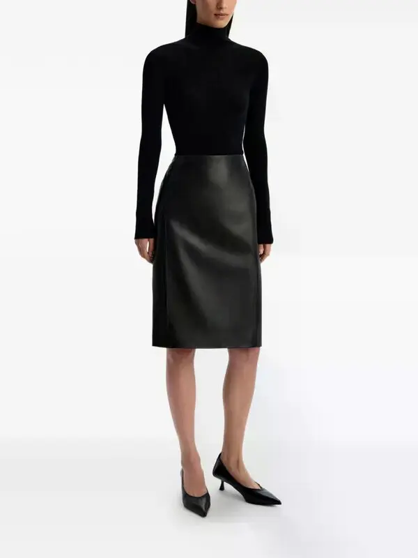 12 STOREEZ Long-sleeve Ribbed Turtleneck