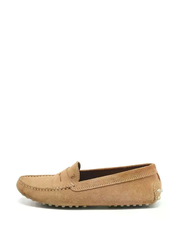 TOD'S Suede Loafers - Brown