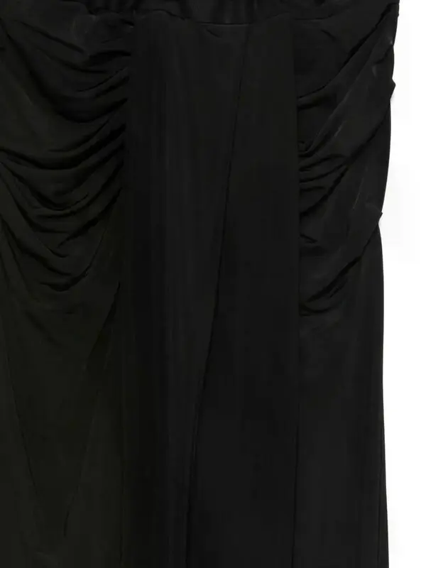 Vivetta Draped Midi Skirt - Black