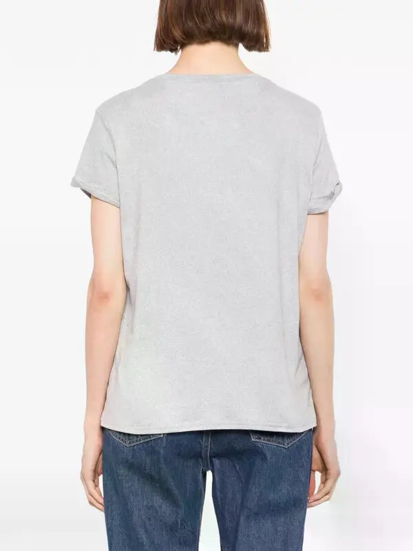 BLAKLACE Embroidered Crewneck T-shirt