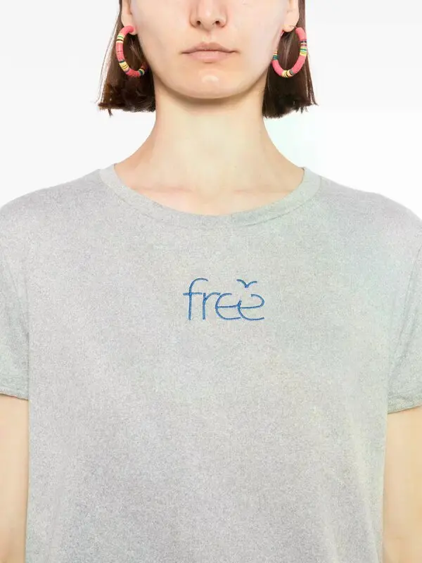 BLAKLACE Embroidered Crewneck T-shirt