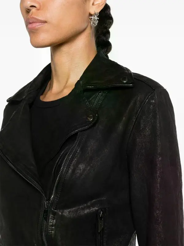 SALVATORE SANTORO Leather Biker Jacket