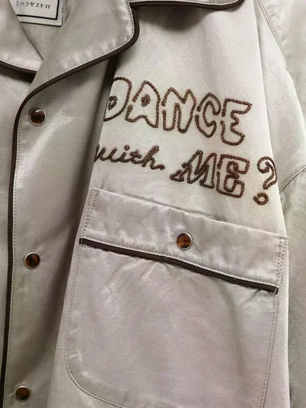 Mihara Yasuhiro Satin-finish Shirt