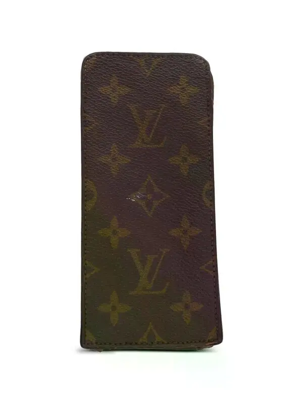 LOUIS VUITTON Monogram Glasses Case - Brown