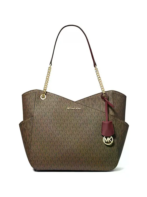 Michael Kors Jet Set Monogram Tote Bag - Brown