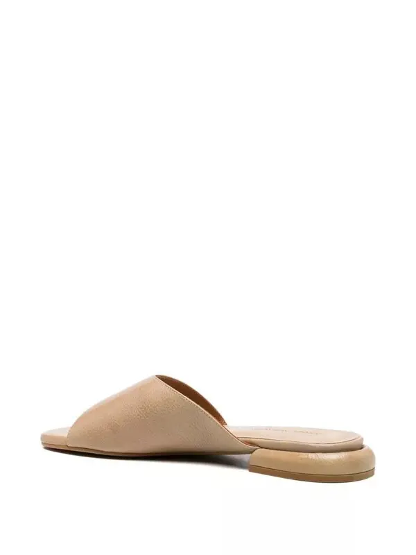 ANGEL ALARCON Lucia Leather Slip-on Sandals