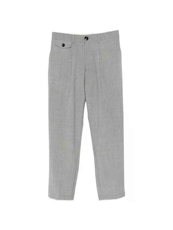 PMDS PREMIUM MOOD DENIM SUPERIOR Pressed Crease Flap-pocket Trousers