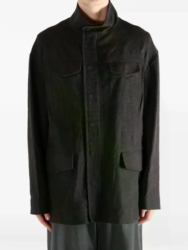 OMAR AFRIDI High-neck Multi-pocket Jacket