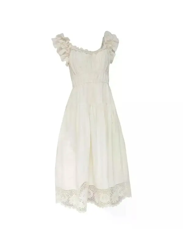Ulla Johnson Leona Ruffled Midi Dress