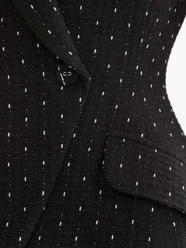 NISSA Double-breasted Boucle Blazer