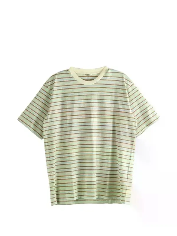 Auralee Gradient Stripe T-shirt - Green