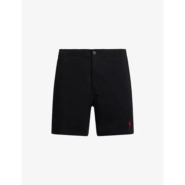 Polo Ralph Lauren Prepster Embroidered Stretch-cotton Shorts - Polo Black