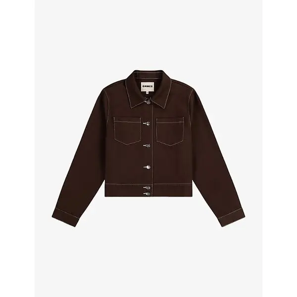 OMNES Jesse Contrast-stitch Cotton Jacket