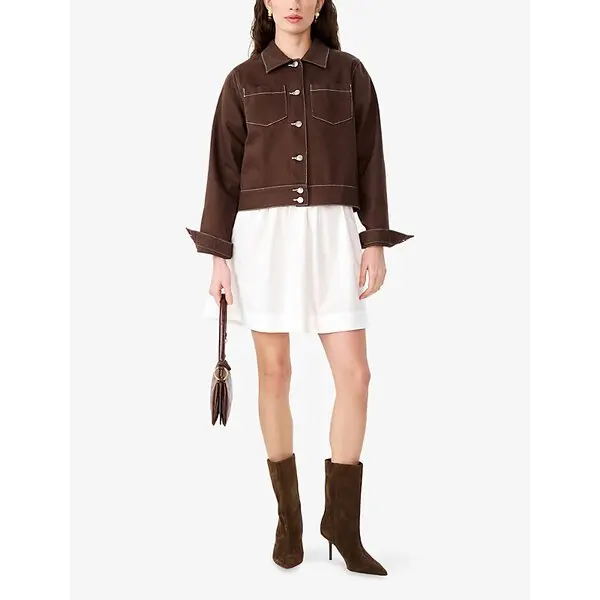 OMNES Jesse Contrast-stitch Cotton Jacket