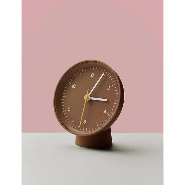 HAY Jasper Morrison Table Clock - Brown