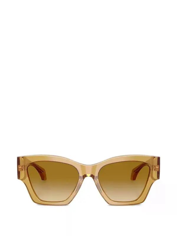Versace Geometric-frame Sunglasses - Yellow