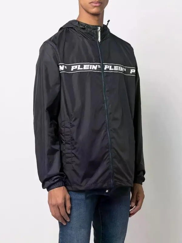Philipp Plein Logo-print Windbreaker