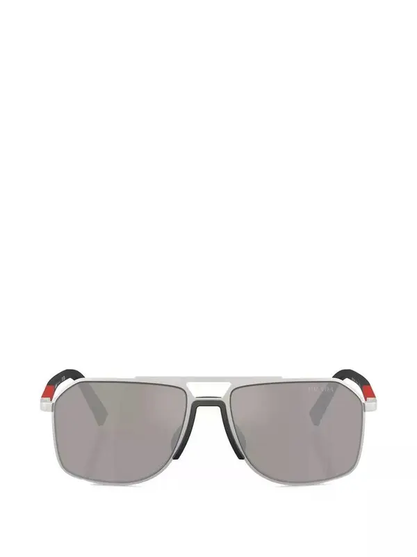 Prada Square-frame Sunglasses - Silver