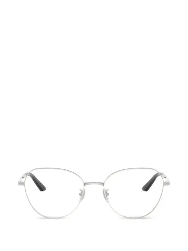 Versace Round-frame Glasses - Silver