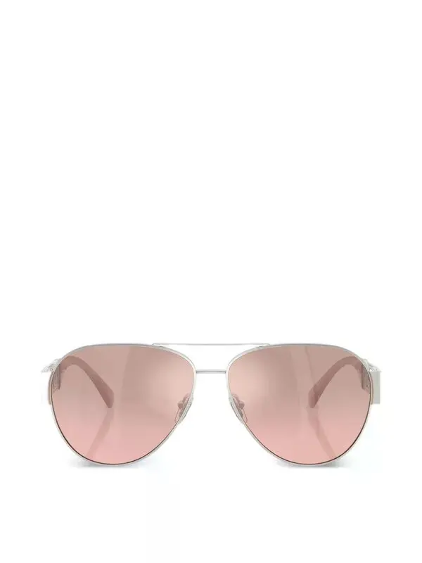 Versace Pilot-frame Sunglasses - Silver