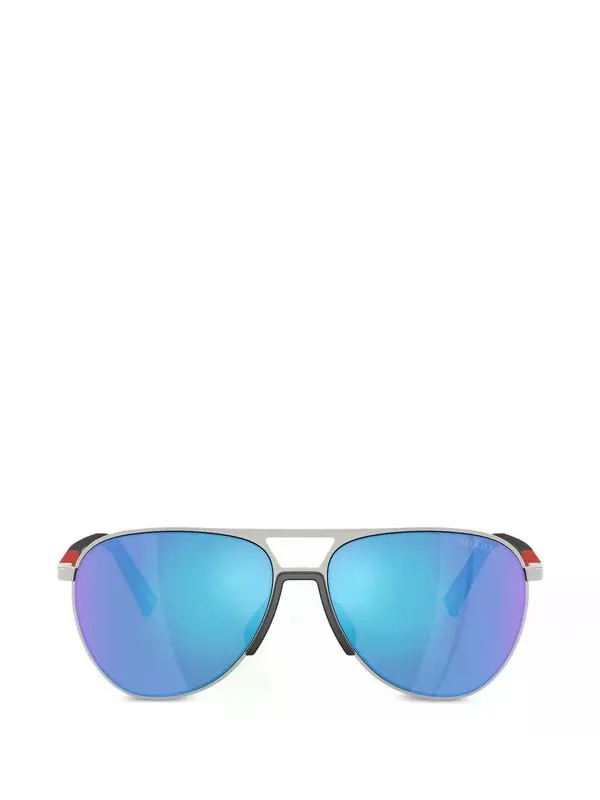 Prada Pilot-frame Sunglasses - Silver