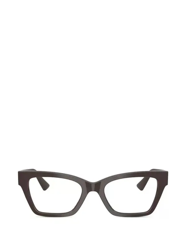 Giorgio Armani Cat-eye Frame Glasses - Brown