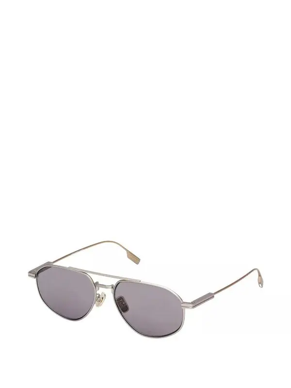 Zegna Pilot-frame Sunglasses