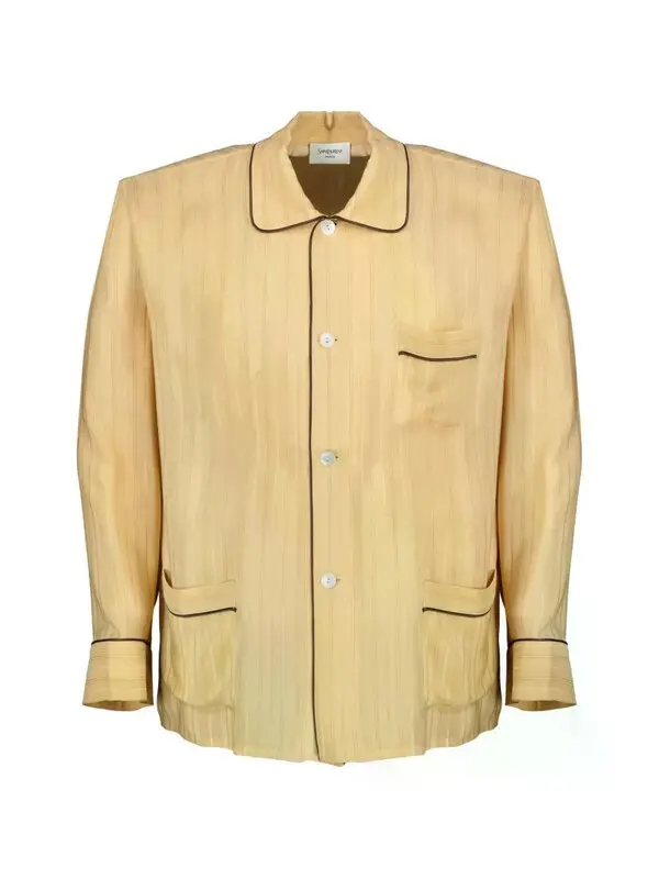 Saint Laurent Striped Pajama Shirt