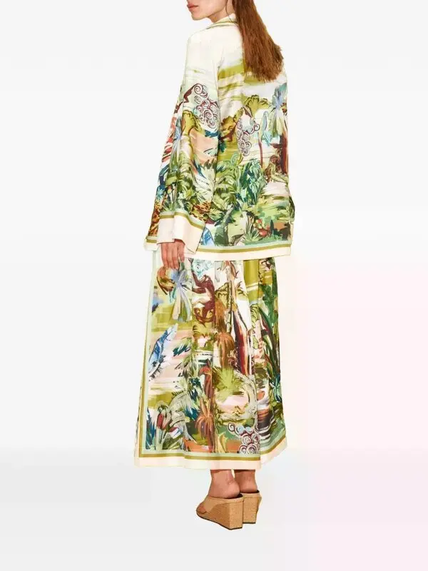 ALEMAIS Jungle Boogie Silk Trousers