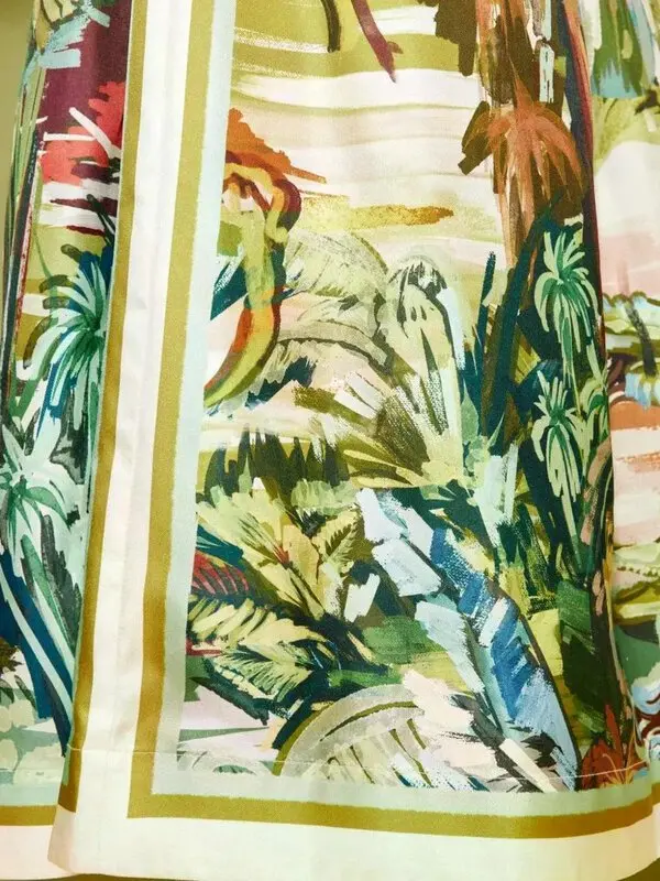 ALEMAIS Jungle Boogie Silk Trousers