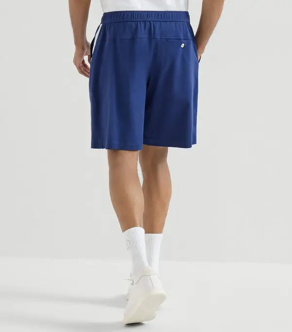 Brunello Cucinelli Cotton Crest Shorts