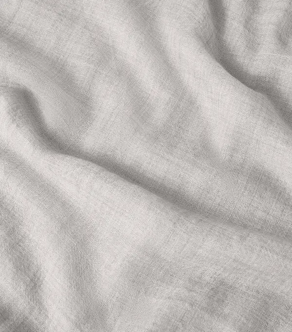 Brunello Cucinelli Cashmere-silk Scarf - Grey