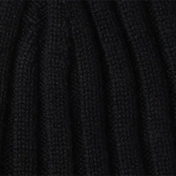 Brunello Cucinelli Ribbed Cashmere Beanie - Black