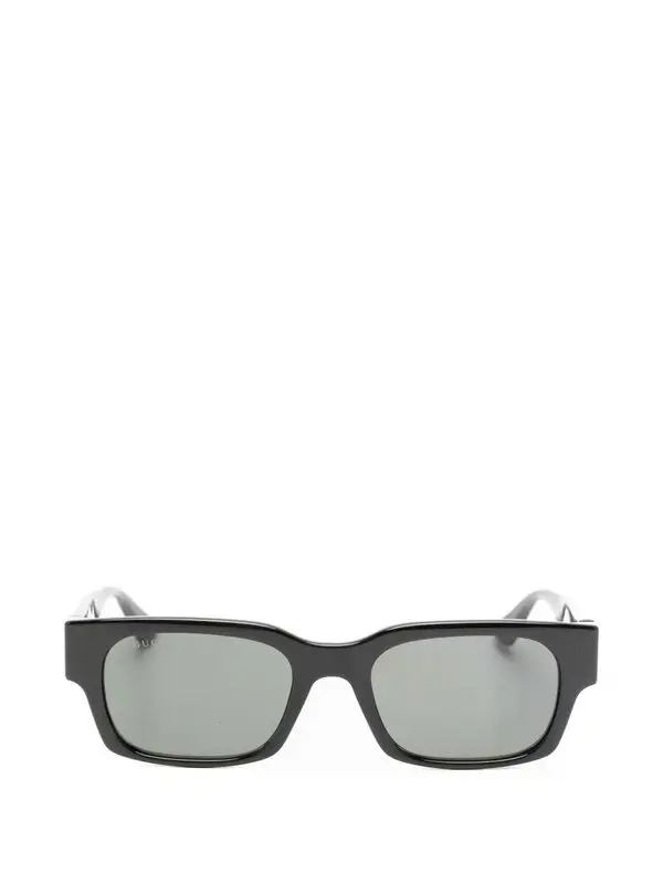 Gucci Rectangle Frame Sunglasses - Black