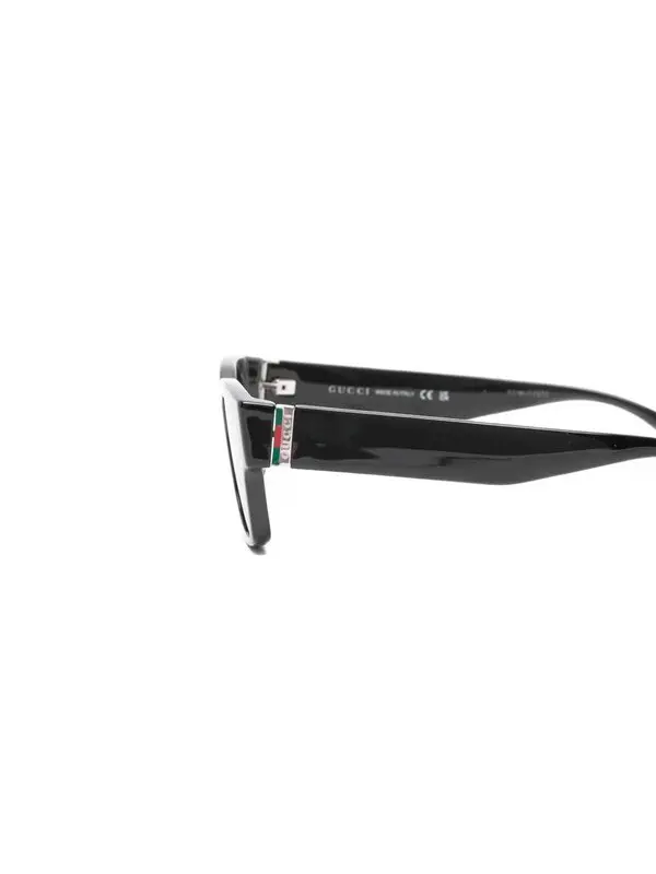 Gucci Rectangle Frame Sunglasses - Black